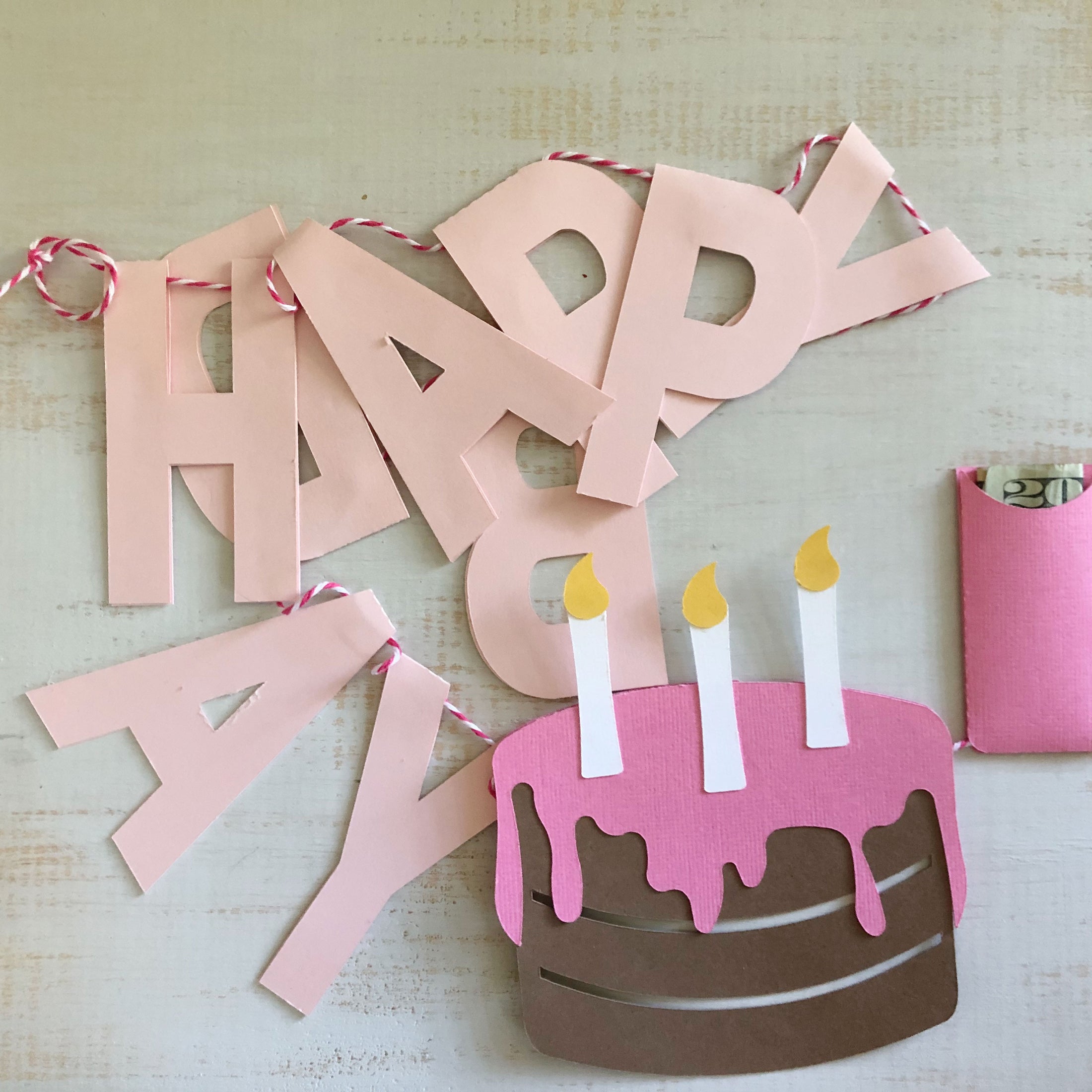Mailable Birthday Banner in an Envelope – Bits & Pieces Paper Lab